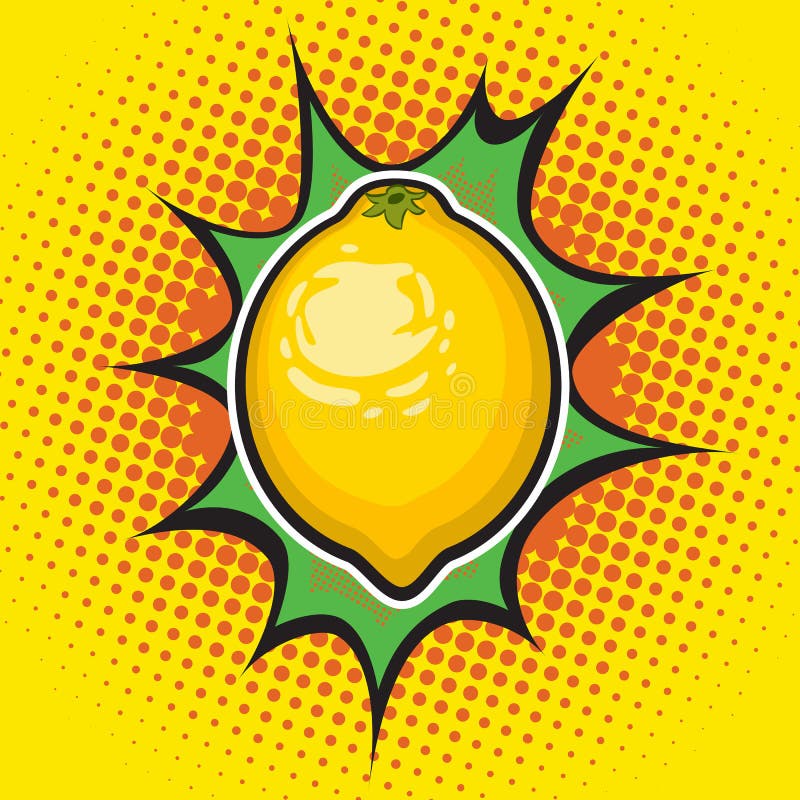 Vector lemon sun stock vector. Illustration of design - 9070821