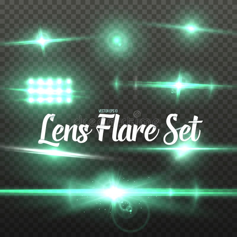 Vector Lens Flare Set Stock Illustrations – 14,677 Vector Lens Flare ...