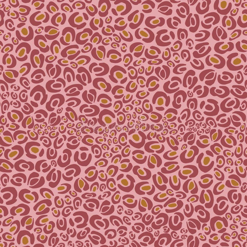 Vector Leopard Pink and Gold Texture Seamless Repeat Pattern Background ...