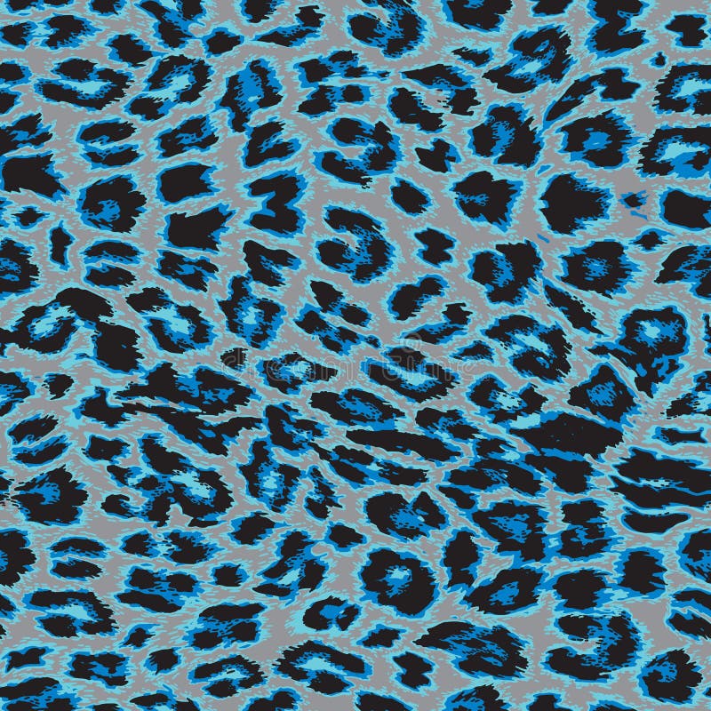 Leopard Print Repeat Pattern - Vector File. Stock Vector - Illustration ...
