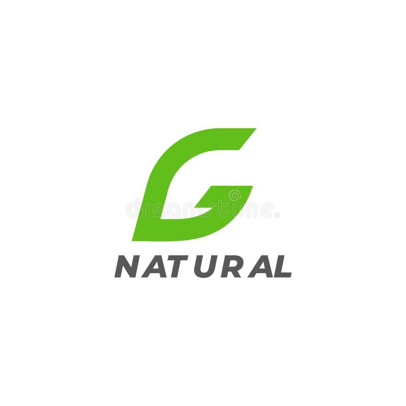 Vector of Letter G Geometric Leaf Natural Symbol Logo Stock Vector ...