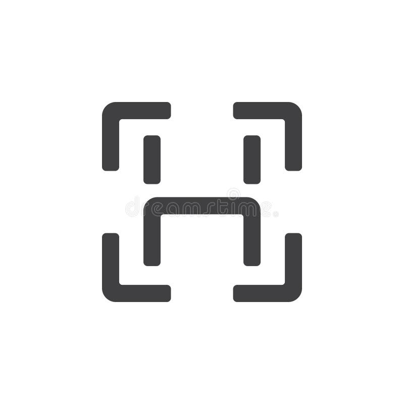 Vector of Letter H Square Geometric Line Logo Stock Vector ...