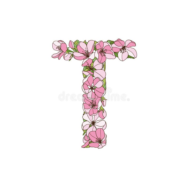 Letter T Tree Alphabet Stock Illustrations – 531 Letter T Tree Alphabet ...