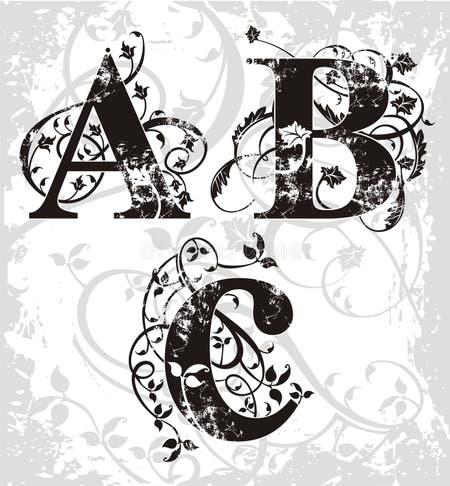 Vector letters stock vector. Illustration of artistic - 3173154