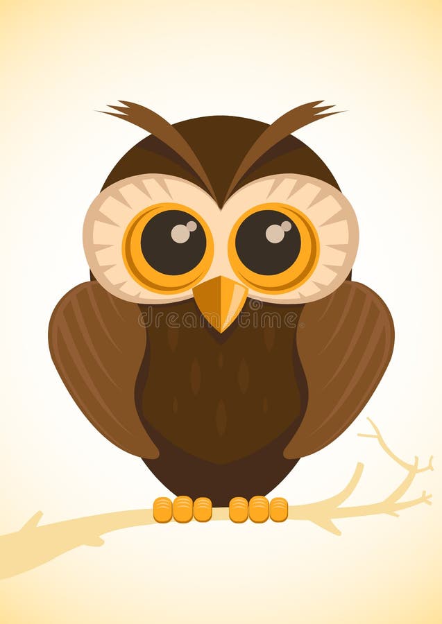 Uil met boek vector illustratie. Illustration of wijs - 14698469