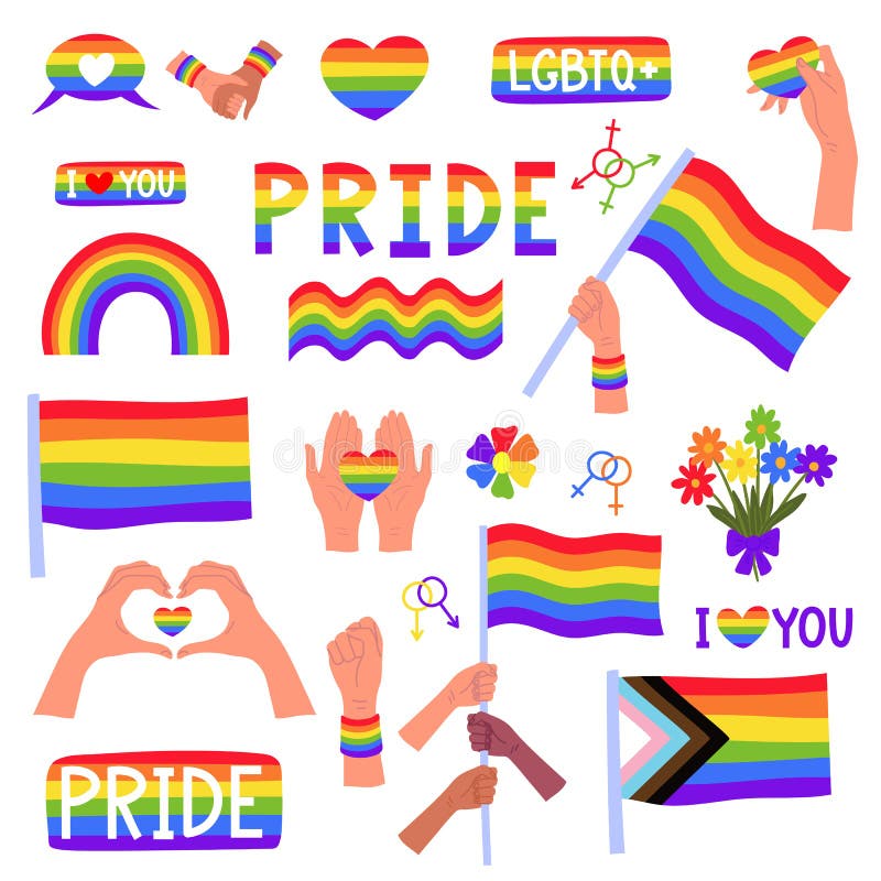 Lgbtq Gender Rainbow Symbols Stock Illustrations 416 Lgbtq Gender