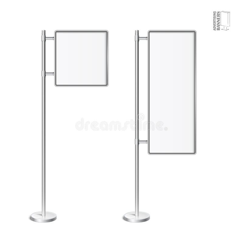 Vector Light Box with Chrome Stand Stock Vector - Illustration of ...