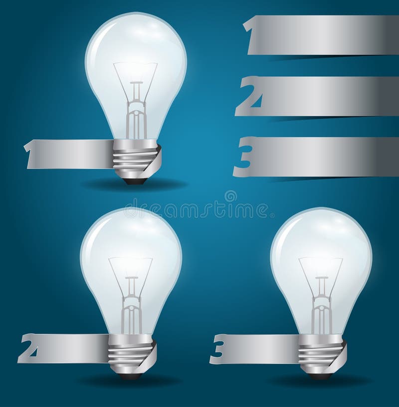 Vector Light Bulb Idea with Chemistry and Science Stock Vector ...