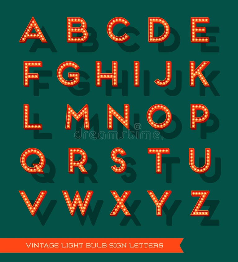 Marquee Letter Vector Stock Illustrations – 699 Marquee Letter Vector ...