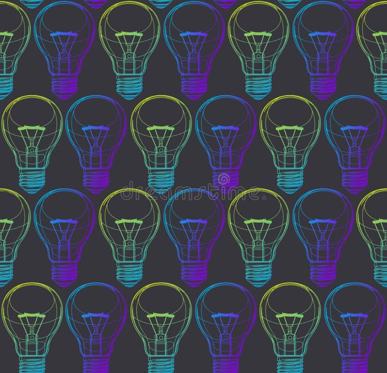 Light Bulb Pattern Stock Illustrations – 33,892 Light Bulb Pattern ...