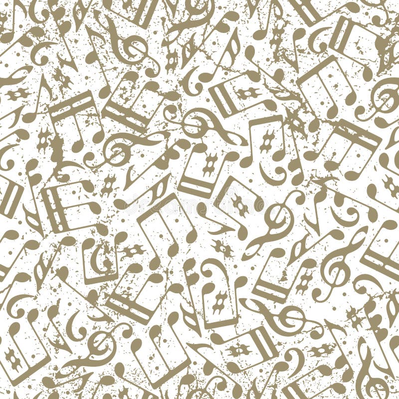 Seamless Musical Notes Background Stock Illustrations – 3,456 Seamless ...