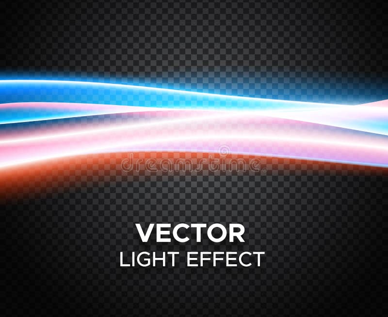 Vector Light Effect on Checkered Background Stock Vector - Illustration ...