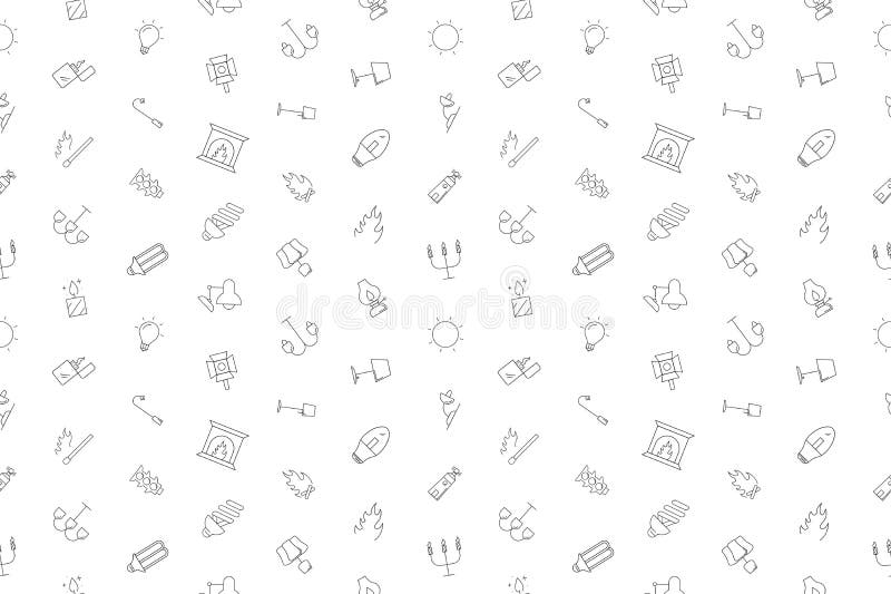 Vector Light Pattern. Light Seamless Background Stock Vector ...