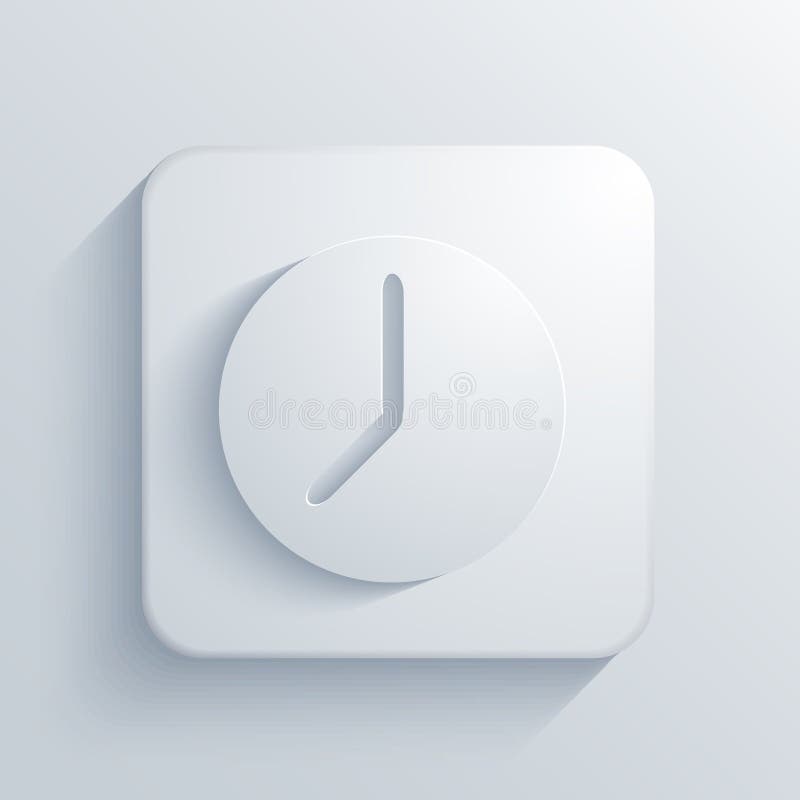 Vector Light Square Icon. Eps10 Stock Vector - Illustration of ...