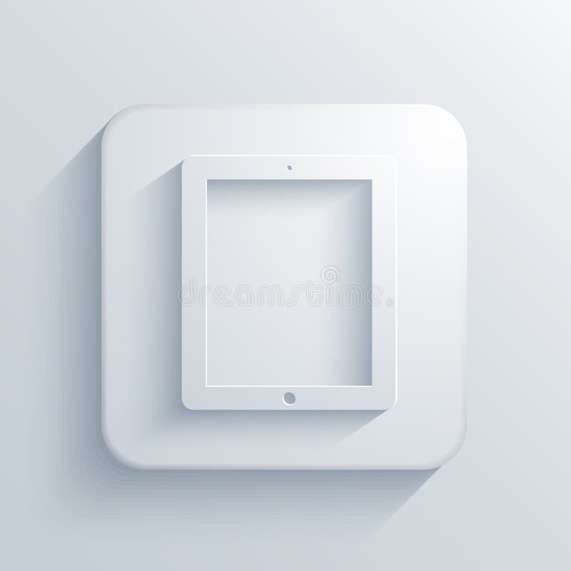Vector Light Square Icon. Eps10 Stock Vector - Illustration of ...