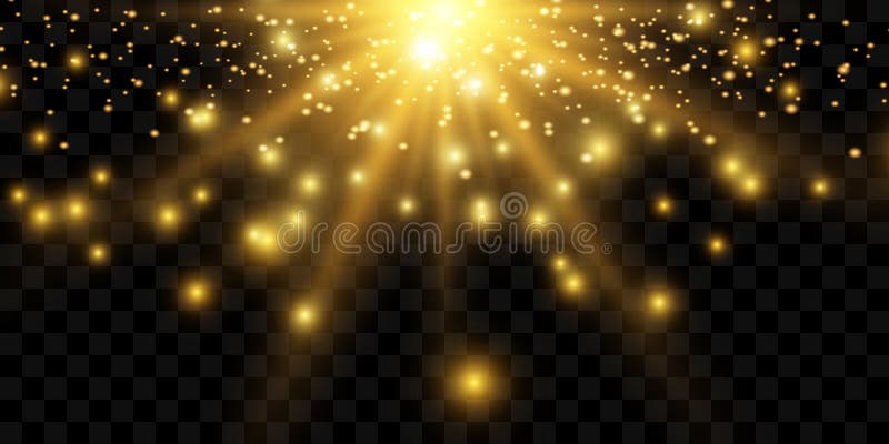 Vector Light with Star Glitter. Magic Effect. Background of Light ...