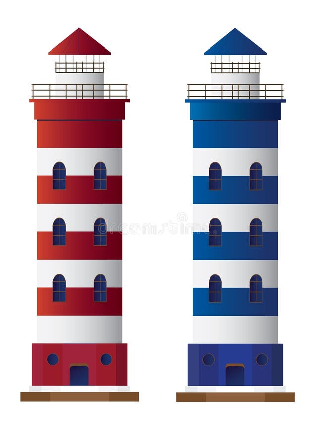 Realistic Lighthouse Drawing Stock Illustrations – 245 Realistic ...