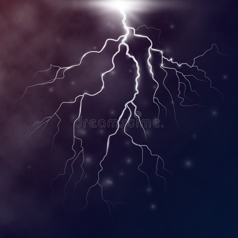 Realistic Lightning Bolt Vector Stock Illustrations – 2,549 Realistic ...