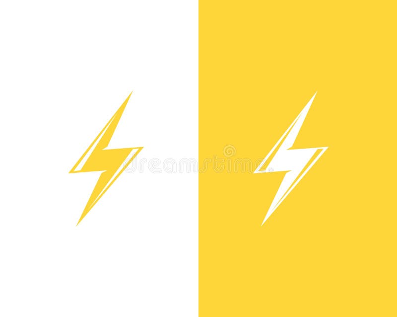 Vector - Vector Lightning Icon Stock Vector - Illustration of abstract ...