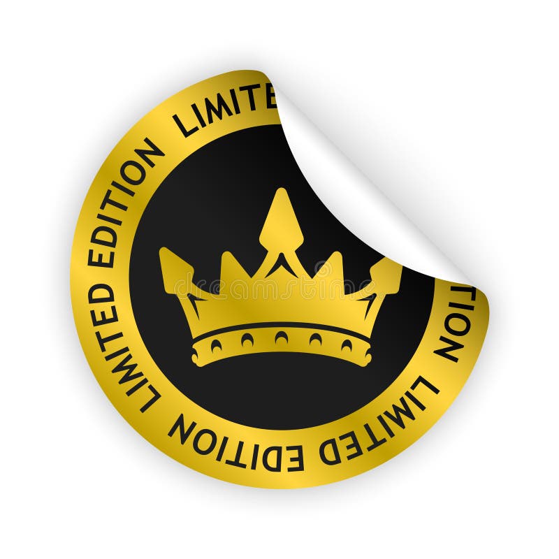 Limited Edition Gold Sticker Stock Illustrations – 252 Limited Edition ...