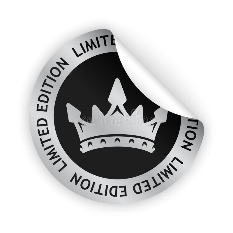 Vector Limited Edition Bent Sticker Stock Vector - Illustration of ...