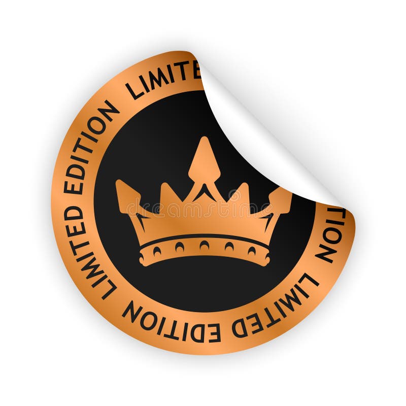 Vector Limited Edition Bent Sticker Stock Vector - Illustration of ...