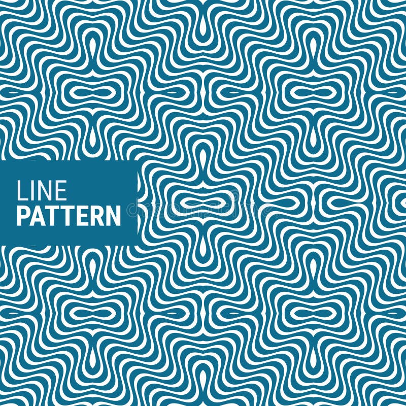 Vector Line Abstract Pattern Background Stock Vector - Illustration of ...