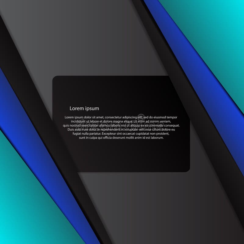 Vector Line Blue Colour Card Abstract Background Design Eps 10 Stock ...
