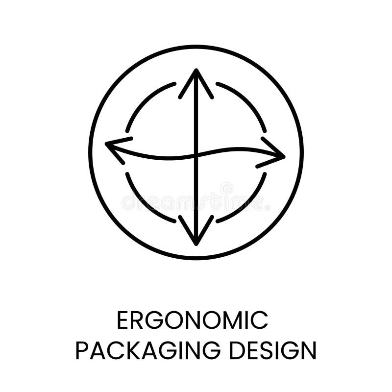 Vector Line Icon Ergonomic Design with Editable Stroke, for Packaging ...