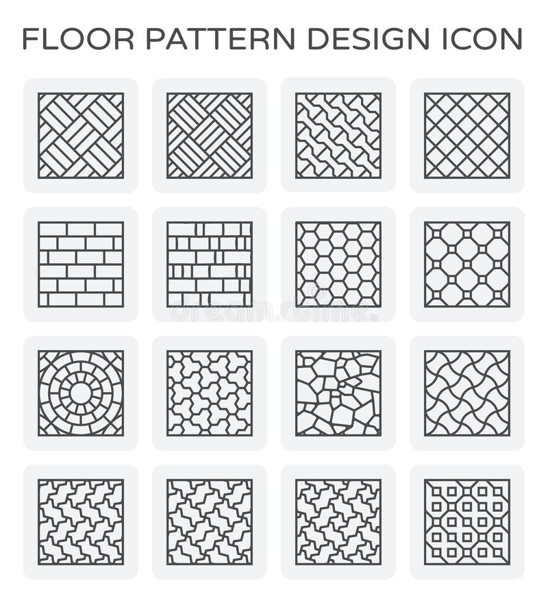 Floor pattern icon stock vector. Illustration of brick - 99595816