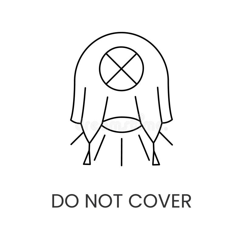 Do Not Cover Icon Stock Illustrations – 200 Do Not Cover Icon Stock ...