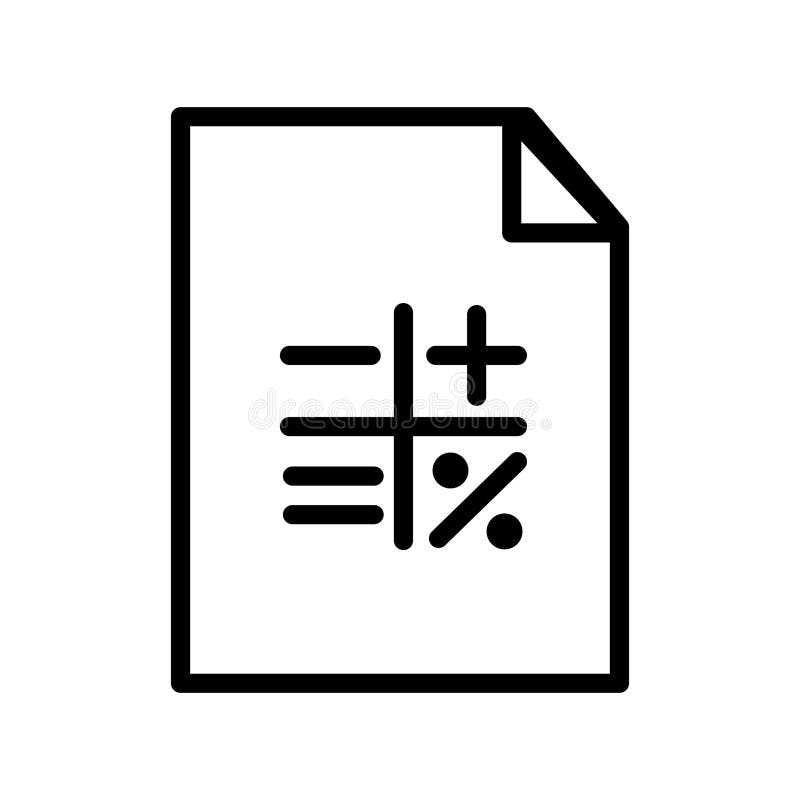 Vector Line Icon Office Pictogram Accurately Represents Various ...