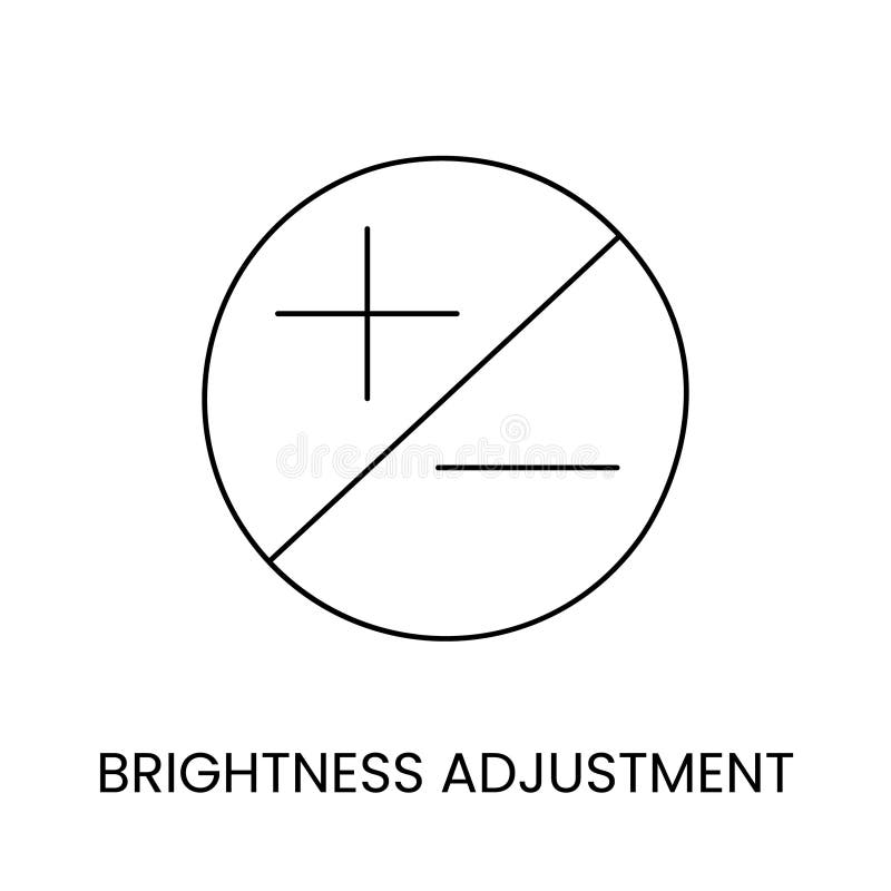 Brightness Adjustment Stock Illustrations – 632 Brightness Adjustment ...