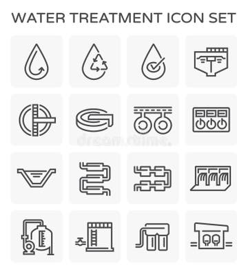 Wastewater Treatment Plant Icon Stock Illustrations – 1,143 Wastewater ...