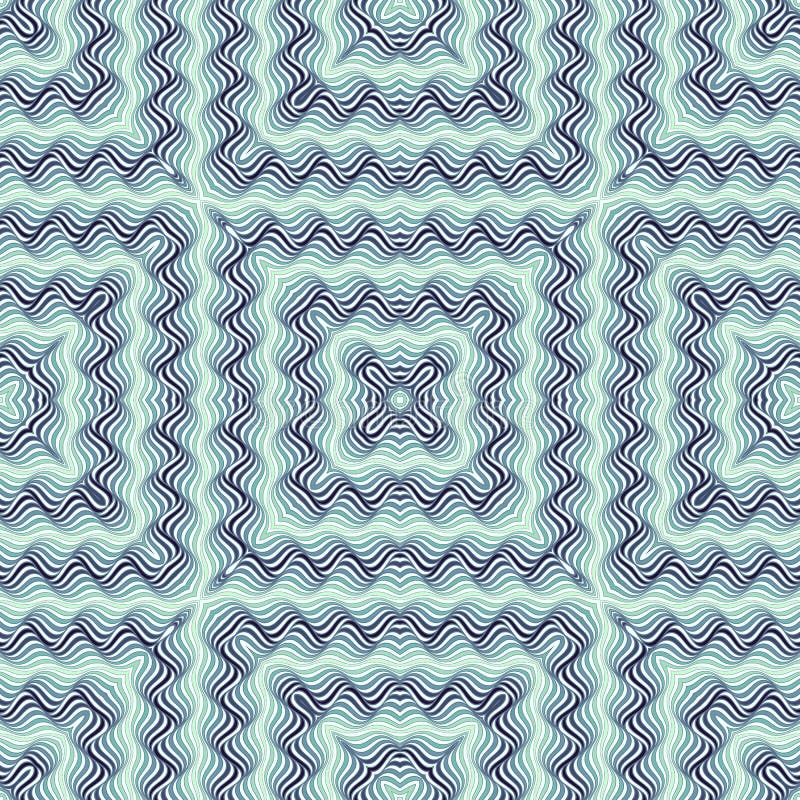 Vector Line Pattern with Distortion Effect Stock Vector - Illustration ...