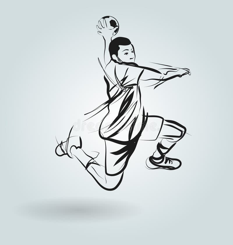 Line Handball Stock Illustrations – 556 Line Handball Stock ...