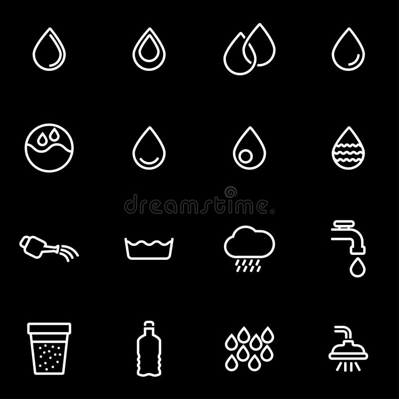 Line Water Waves Icon. Wavy Lines Water. Vector Illustration Stock ...
