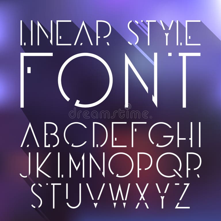 Linear Font Stock Illustrations – 81,756 Linear Font Stock ...