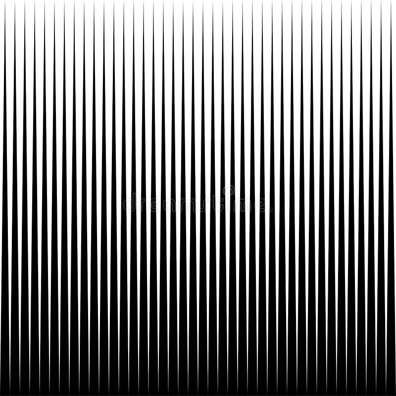 Vector Lines Seamless Horizontal Repeat Pattern. Black and White ...