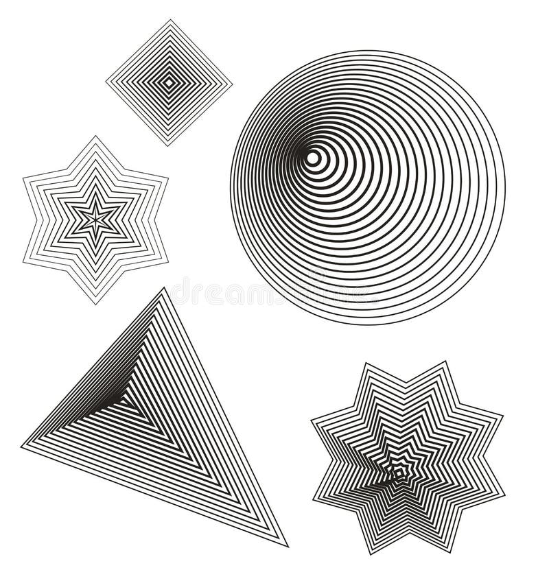 Vector Lines shape stock vector. Illustration of creative - 88087001