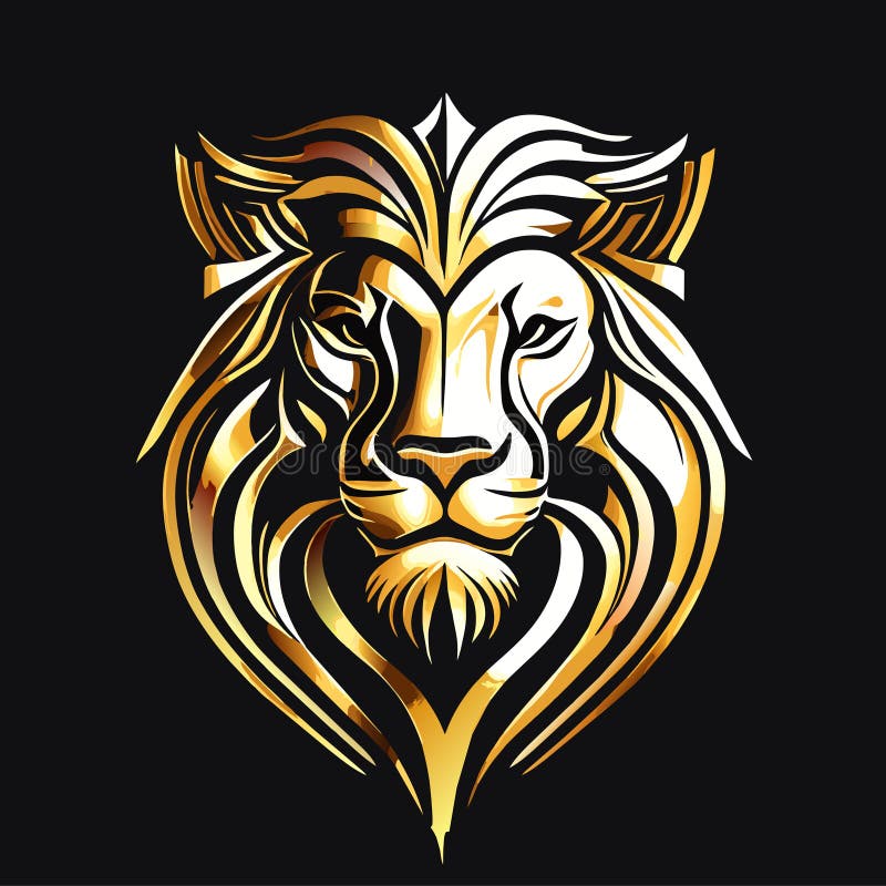 Lion Head Logo Template Design Vector Icon Stock Vector - Illustration ... Lion Head Logo Template Design Vector Icon Stock Vector - Illustration ...
