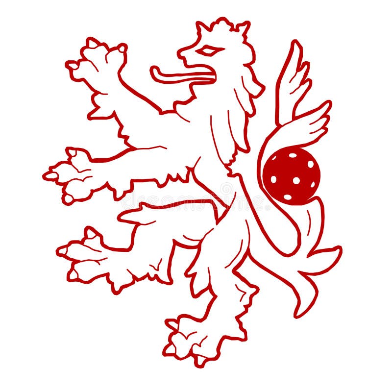 Czech Lion and Similar Blazons Stock Vector - Illustration of black ...