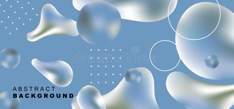 Vector Liquid Effect Background. Trendy Fluid Abstract Backdrop Stock ...