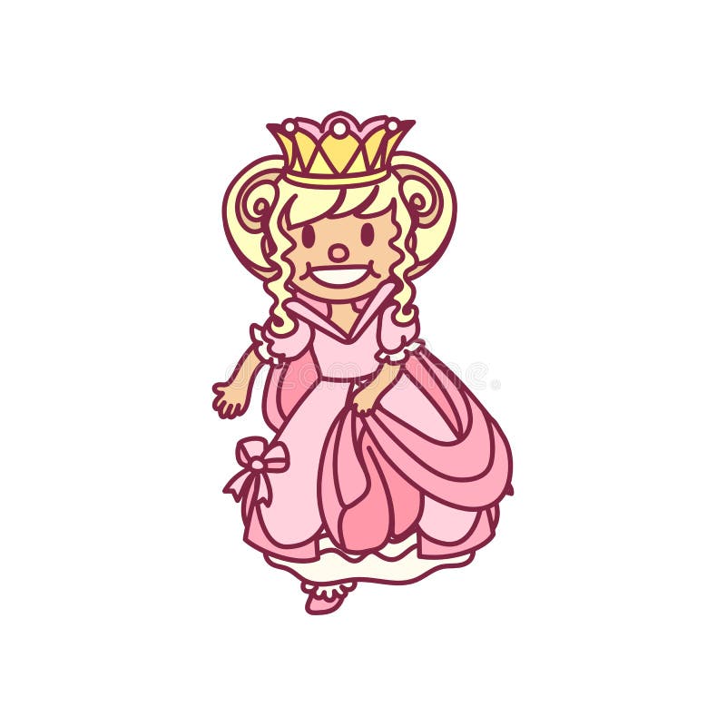 Vector Little Princess, Queen Stock Vector - Illustration of nursery ...