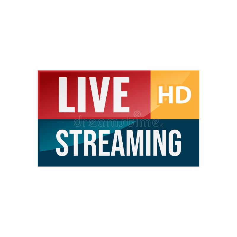 Vector Live Stream Logo Desin Image Stock Vector - Illustration of live ...