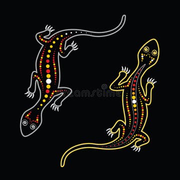 Aboriginal Gecko Stock Illustrations – 159 Aboriginal Gecko Stock ...