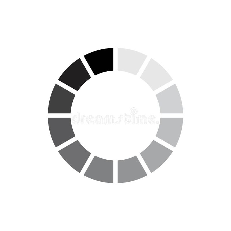 Vector Loading Icon Template Black Color Editable Stock Vector