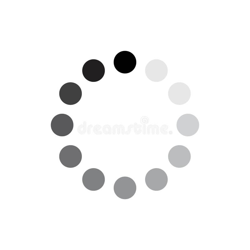 Vector Loading Icon Template Black Color Editable Stock Vector Illustration Of Internet