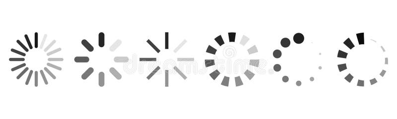 Vector Loading icons set stock illustration. Illustration of download ... Vector Loading icons set stock illustration. Illustration of download ...