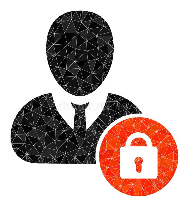 Locked User Grunge Icon Symbol Stock Vector - Illustration of register ...